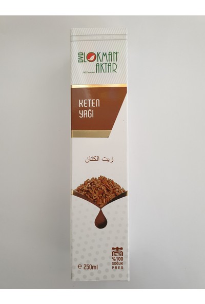 Lokman Aktar Keten Yağı 250 ml Lokman Aktar Keten Yağı 250 ml