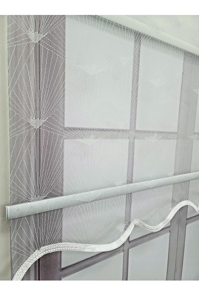 BBB Çift Mekanizmalı Tül Stor Perde MT1095