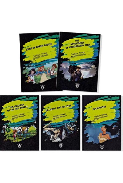 Türkçe - Ingilizce Karşılıklı Hikayeler Seti -5 Kitap