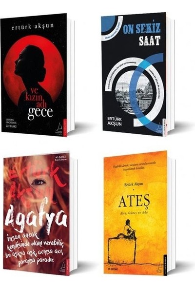 Ertürk Akşun Seti - 4 Kitap Takım