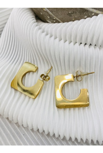 Vamos Jewelry Çelik Küpe