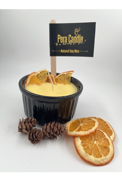 Pera Candle Vanilya-Portakal Kokulu Mum