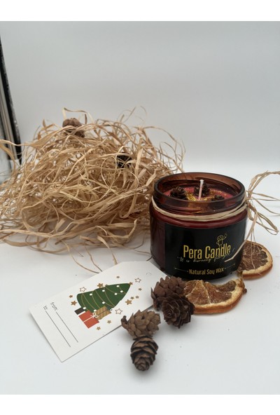 Pera Candle Sandal Ağacı Kokulu Amber Kavanoz Mum Pera Candle Sandal Ağacı Kokulu Amber Kavanoz Mum