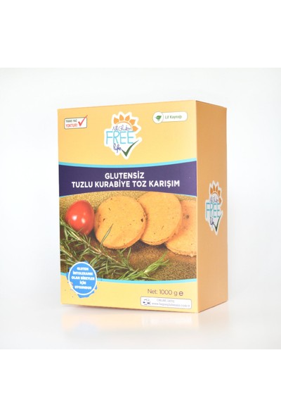 Neka Glutensiz Tuzlu Kurabiye Toz Karışımı 1000 G