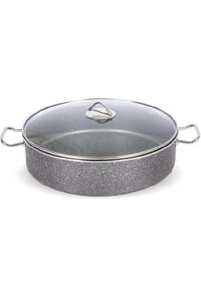 Alkar 36 cm Derin Tencere-Gri