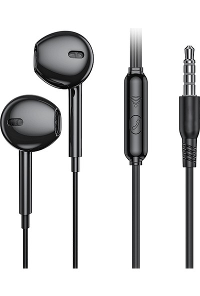Reeltech Kablolu Kulaklık Kablolu Kulak Içi Kulaklık Mikrofonlu Kulaklık