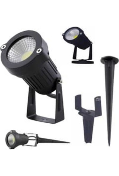 5W Mavi Kazıklı Bahçe Armatürü