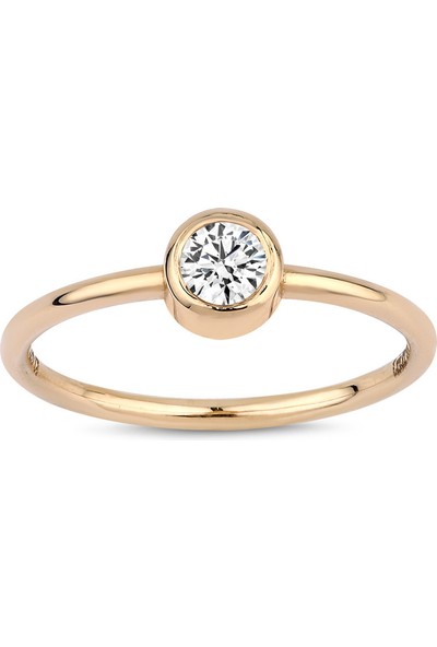 Sembol Gold 0.25 Ct. Pırlanta Tektaş Yüzük Sembol Gold 0.25 Ct. Pırlanta Tektaş Yüzük