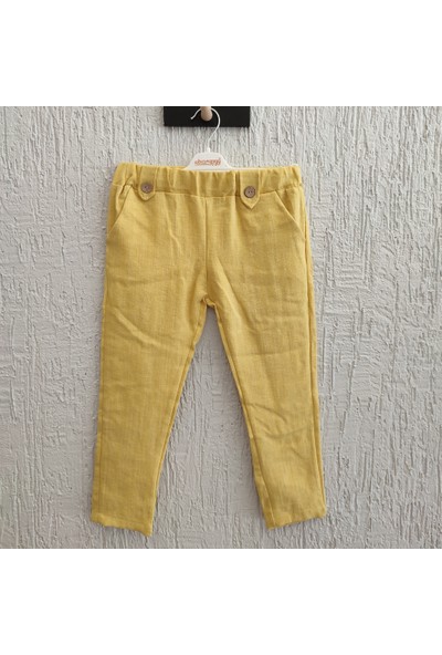 Divonette Keten Yandan Cepli Pantolon