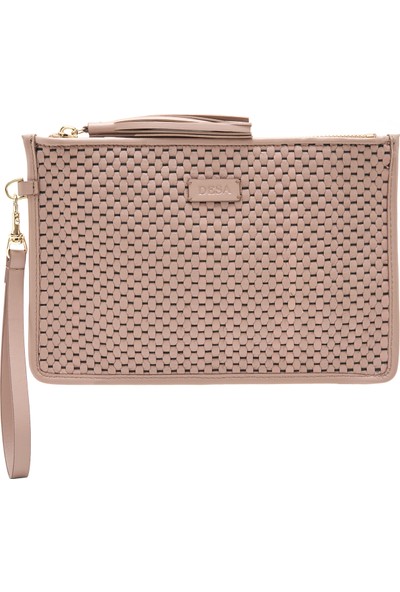 Desa Madellino Taba Kadın Deri Clutch