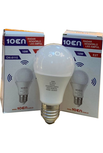 10EN Radar Sensörlü LED Ampul 12W-HAREKET Sensörlü Ampul (Beyaz Işık) 10EN Radar Sensörlü LED Ampul 12W-HAREKET Sensörlü Ampul (Beyaz Işık)