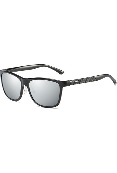 Rungowu Erkek Polarize Güneş Gözlüğü - Gümüş (Yurt Dışından)