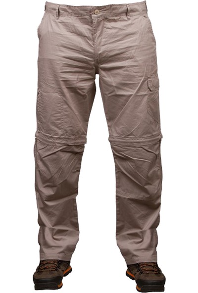 Erkek Bej Paçası Çıkan Pantolon Şort