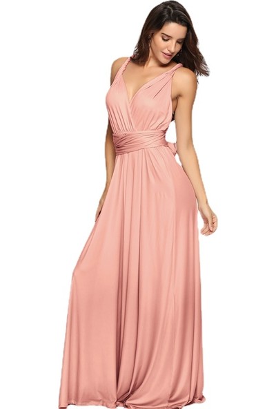 Douler Patlayıcı Tarzı Çok Giyimli Fado Ipi Çapraz Sırtı Açık Seksi Bandaj Elbise Uzun Etek Elbise (Yurt Dışından) Douler Patlayıcı Tarzı Çok Giyimli Fado Ipi Çapraz Sırtı Açık Seksi Bandaj Elbise Uzun Etek Elbise (Yurt Dışından)