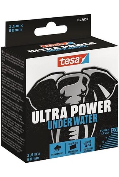 Tesa Tesa® Ultra Güçlü Su Altı Tamir Bandı 1,5 M 50 mm 56491