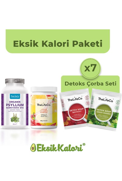 TheLifeCo The LifeCo 7 Günlük Evde Detoks Paketi
