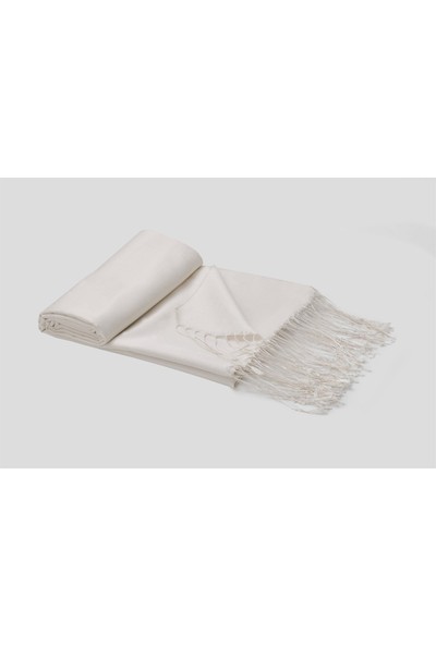 Armanda Yüzde Yüz Ipek Şal - Kırık Beyaz Renk Armanda Yüzde Yüz Ipek Şal - Kırık Beyaz Renk