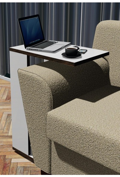 Fokai Wood Nilly Koltuk Kolçak Sehpası Yan Sehpa