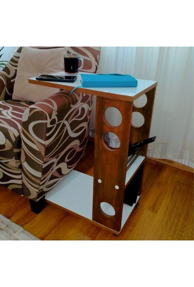 Fokai Wood 4x4 Koltuk Kolçak Sehpası