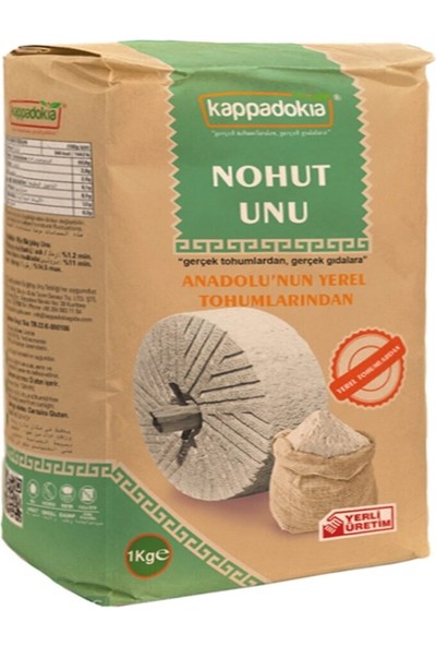 Kappadokia Katkısız Taş Değirmen Nohut Unu 1 kg Kappadokia Katkısız Taş Değirmen Nohut Unu 1 kg