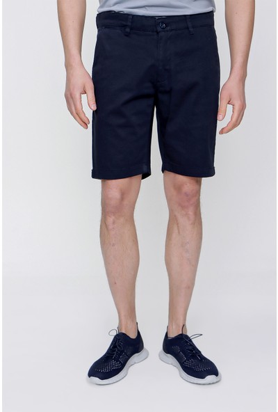 Erkek Lacivert Renew Trend Dynamic Fit Rahat Kesim Şort