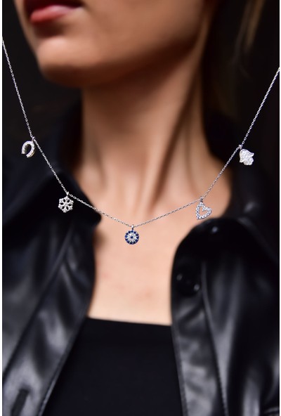 Papatya Silver 925 Ayar Kaplama Şans Kolye Papatya Silver 925 Ayar Kaplama Şans Kolye