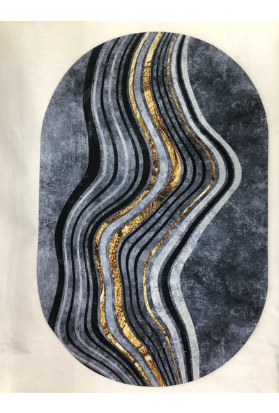 Enjoy Sihirli Süper Su Emici Oval Banyo Abdest Paspası 40X60