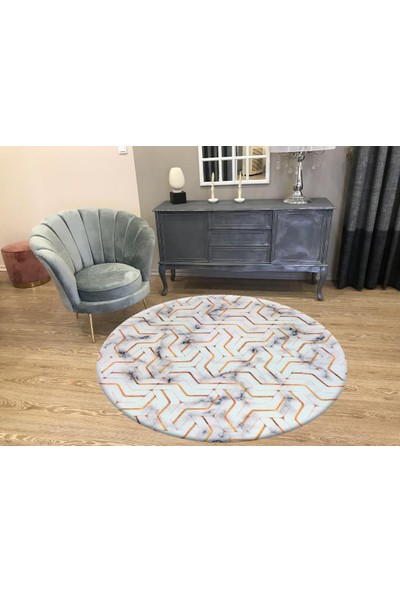 Balat Halı Raschel Carpet Yuvarlak 3D Üç Boyutlu Sarı Mermer Desenli Kaymaz Taban Halı RC011 Balat Halı Raschel Carpet Yuvarlak 3D Üç Boyutlu Sarı Mermer Desenli Kaymaz Taban Halı RC011