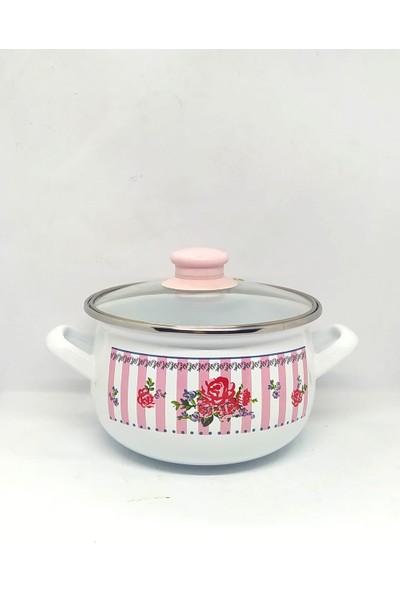 2,5 lt Çiçek Emaye Yoğurt Mayalama Tenceresi 2,5 lt Çiçek Emaye Yoğurt Mayalama Tenceresi