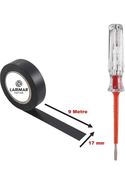 Larimar Kontrol Kalemi + Büyük Boy Elektrik Bandı 2'li Seti Larimar Kontrol Kalemi + Büyük Boy Elektrik Bandı 2'li Seti
