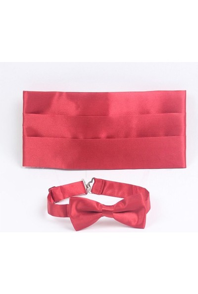 Cici Diyarı Erkek Çocuk Saten Papyon Kuşak Takım