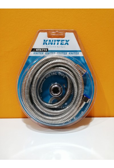 Knitex Örgülü 150 cm Krom Duş Hortumu KTX-773 Knitex Örgülü 150 cm Krom Duş Hortumu KTX-773