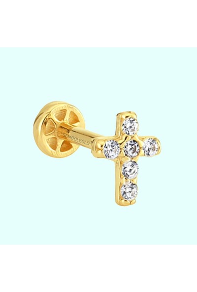 SembolGold Altın Hac Tragus Piercing 14 Ayar SembolGold Altın Hac Tragus Piercing 14 Ayar