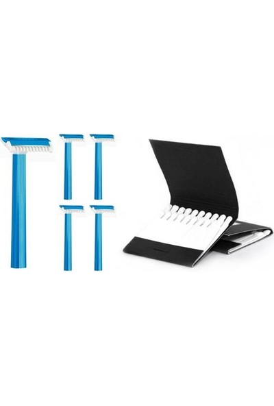 Yenitransformacion 30 Adet Erkek Banyo Tıraş Bıçağı 120 Adet Kantaşı Seti 715510