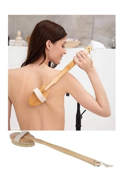 Yenitransformacion Novellini Doğal Banyo Sırt ve Selülit Fırçası