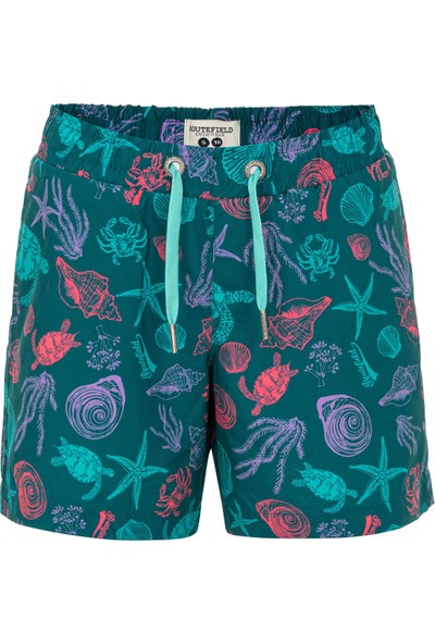 Routefield Rfvellkıds22 Vellkıds1 Çok Renkli Normal Kalıp Erkek Çocuk Şort Mayo