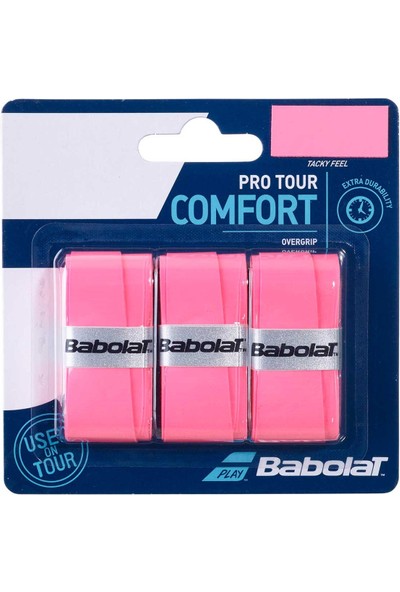 Babolat Pro Tour Pembe Overgrip 3lü Babolat Pro Tour Pembe Overgrip 3lü