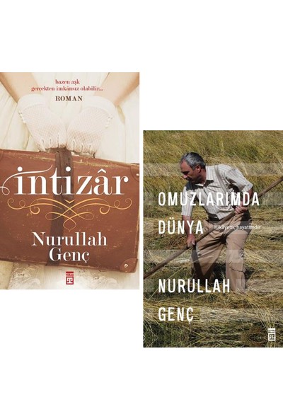 Nurullah Genç 2 Kitap Set Intizar - Omuzlarımda Dünya Nurullah Genç 2 Kitap Set Intizar - Omuzlarımda Dünya
