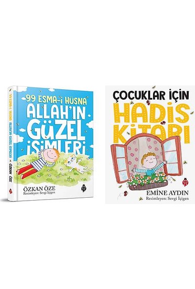 99 Esma-I Hüsna Allah'ın Güzel Isimleri - Çocuklar Için Hadis Kitabı 2 Kitap Set