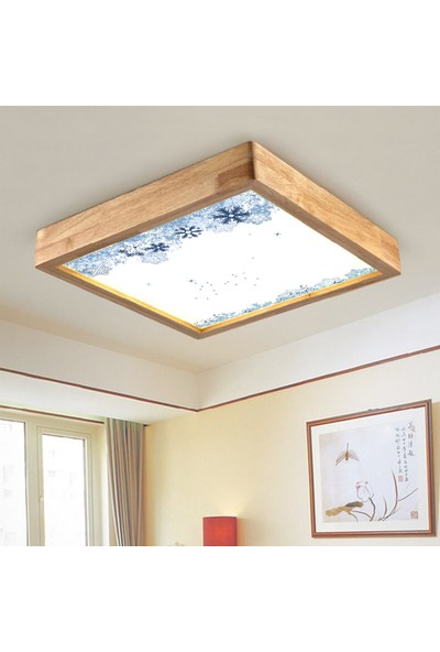 Wood Design World Ahşap Çerçeve Kenar Motifli Tavan LED Aydınlatma Avize Wood Design World Ahşap Çerçeve Kenar Motifli Tavan LED Aydınlatma Avize