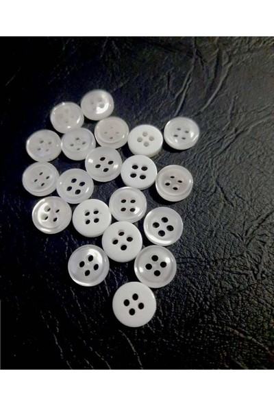 İmren Aksesuar Gömlek Düğmesi 1 cm 1 Paket 20 Adet İmren Aksesuar Gömlek Düğmesi 1 cm 1 Paket 20 Adet