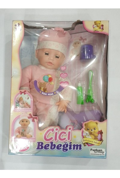 Furkan Cici Bebeğim Dişlerini Fırçalıyor