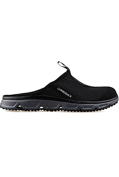 Lumberjack 7m Castello Siyah K Gri Erkek Günlük Spor Terlik V3