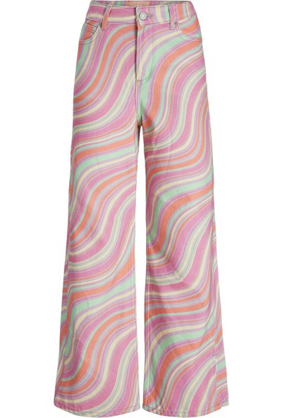 Jjxx Jxmadeline Loose Mw Jeans Slit Ln Normal Bel Loose Fit Desenli Pembe Kadın Denim Pantolon Jjxx Jxmadeline Loose Mw Jeans Slit Ln Normal Bel Loose Fit Desenli Pembe Kadın Denim Pantolon