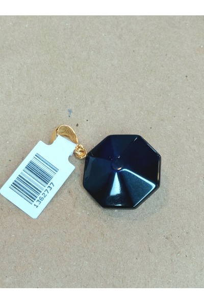 Amber By Mazukna Mavi Karayip Damla Kehribar Kolye