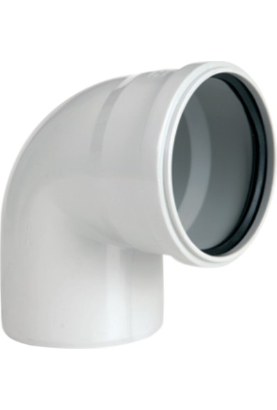 Wavin Pvc Kapalı Dirsek 100