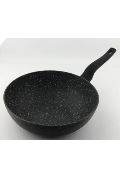 3K Home Nso Granit Tek Sap Wok Tava 28CM 3K Home Nso Granit Tek Sap Wok Tava 28CM