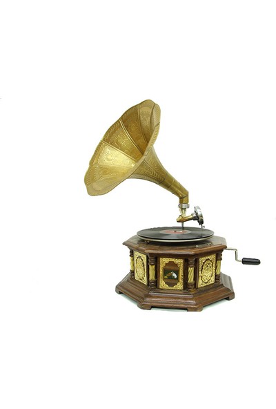 En Uygun Ürün Bronz Kakma Ahşap Gramofon