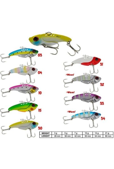 Wily Spoiled Vibrasyon Jig Yem 10 gr 5 cm Wily Spoiled Vibrasyon Jig Yem 10 gr 5 cm
