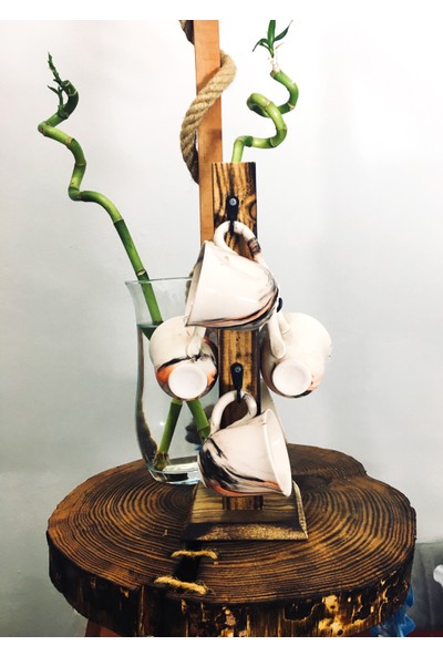 Ahşap Fincan&kupa Askılığı Standı